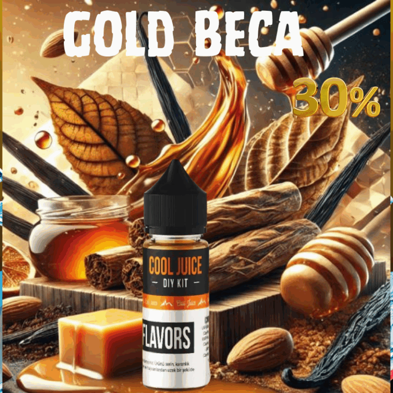 Gold Beca 60 ML Diy Kit Gold Seri %30 Aroma - Cool Kimya