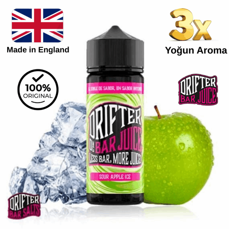 Drifter Bar Sour Apple Ice Dıy Kit Aroma - Cool Kimya
